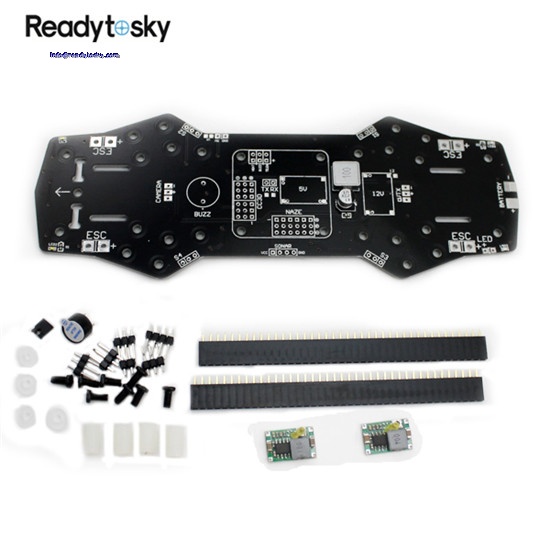 Power Distribution Board PCB PDB with 5V 12V BEC for Naze32 CC3D ZMR250 ...